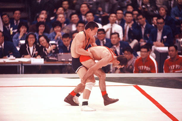 TOKYO OLYMPIC GAMES Wrestling Aydin Ibrahimov, Yojiro Uetake 1964 OLD ... TOKYO OLYMPIC GAMES Wrestling Aydin Ibrahimov, Yojiro Uetake 1964 OLD ...